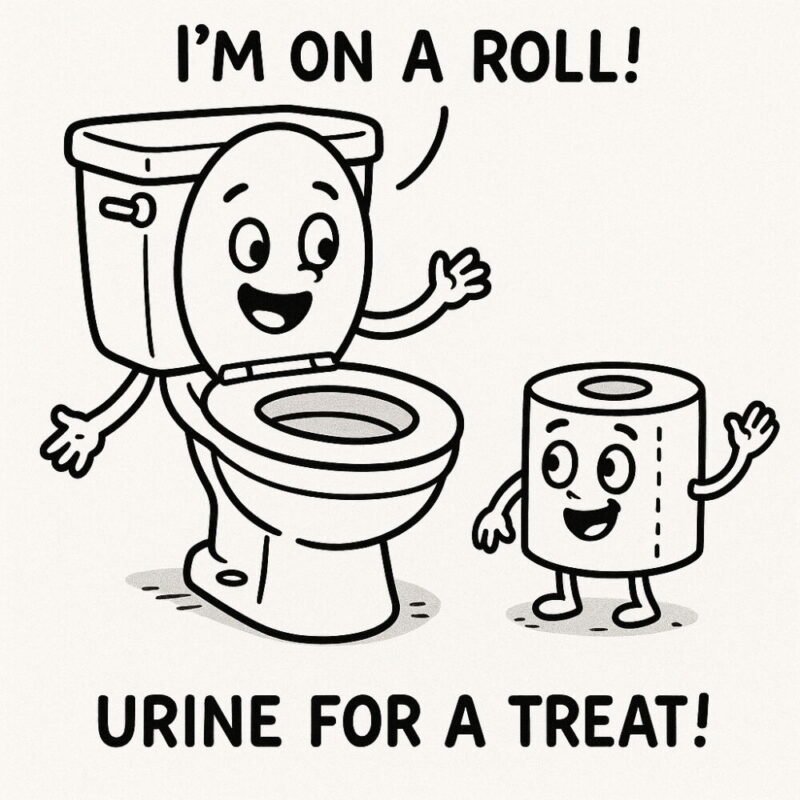 150+ Pee Puns & One-Liner Jokes to Keep the Humor Flowing - Bluenote Puns